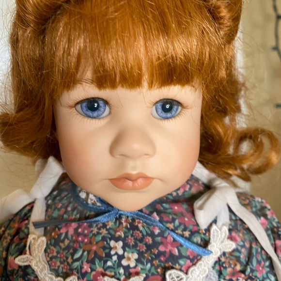 Toys | Vintage 18 Inch Tall Porcelain Doll | Poshmark